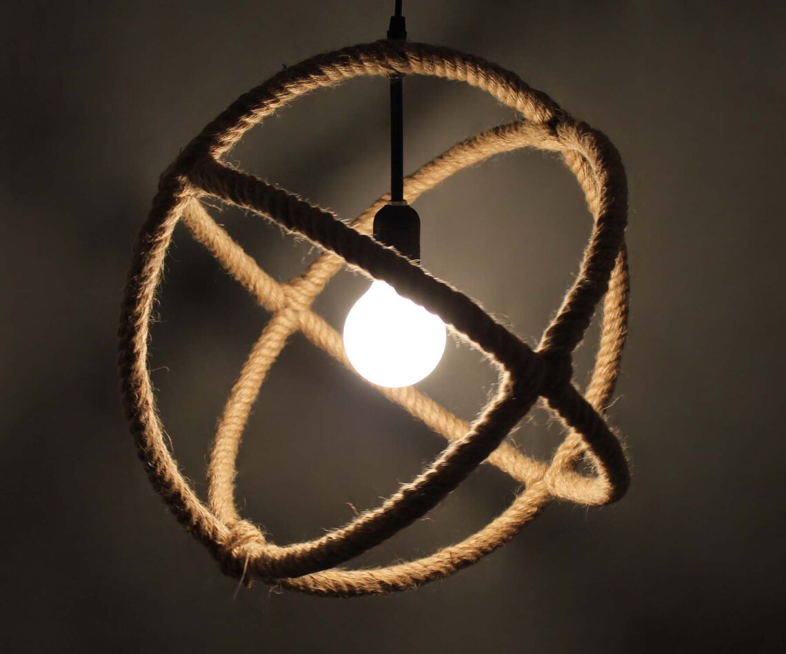 Armillary Sphere Pendant Lights Rustic Lighting Sphere | Etsy