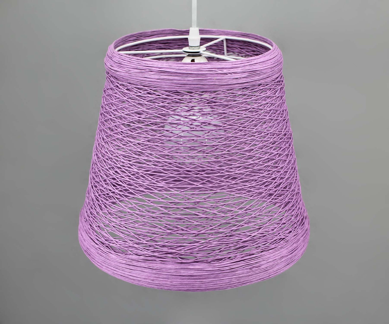 Conic Purple Pendant Light Diameter 30cm Purple Lighting - Etsy