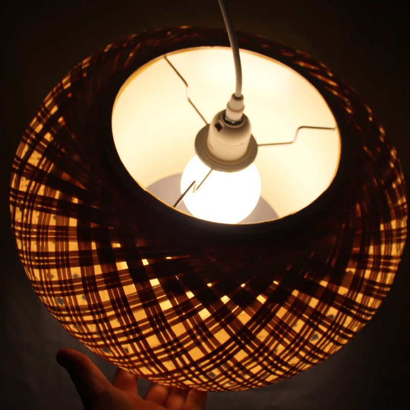 Bamboo Paper Lantern - Etsy