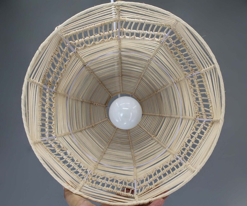 Hand Woven Bell-shaped Rattan Pendant Light Natural Rattan - Etsy