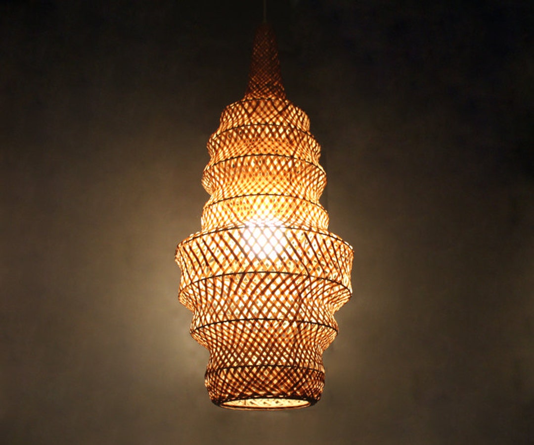 Bamboo Tower Pendant Lights-decorative Bamboo Lighting-bamboo Lamp ...