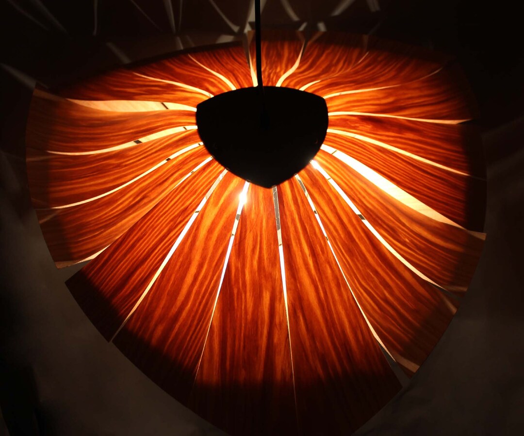 Creative Triangle Wooden Paper Lighting-pendant Lights-decor Home ...