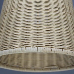 Rattan Basket Hanging Lighting - Rattan Pendant Light - Rustic Lighting ...