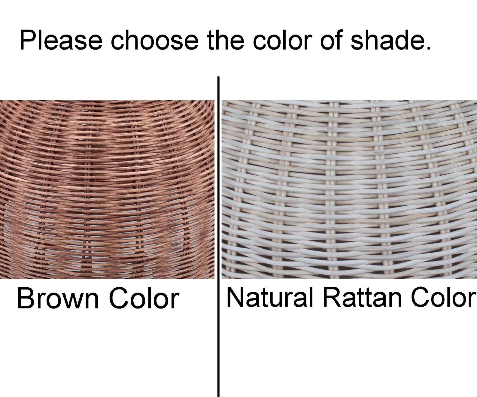 Rustic Pendant Light - Brown Rattan Pendant Light - Vintage Lighting ...