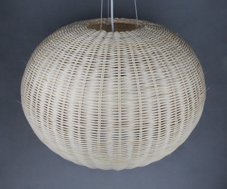 Oval Shape Rattan Pendant Lights-decorative Rattan - Etsy