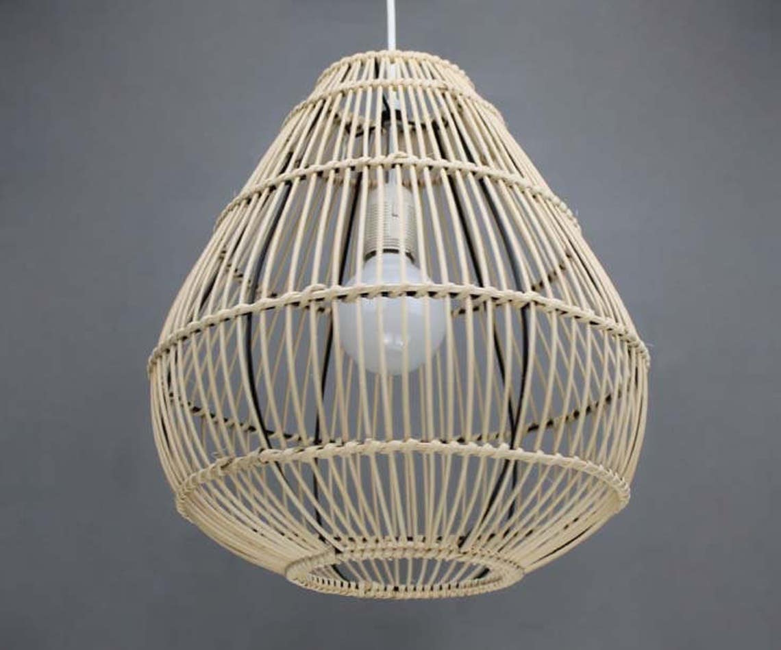 Sample Style Rattan Pendant Lights-Rattan Lampshade-Ceiling | Etsy