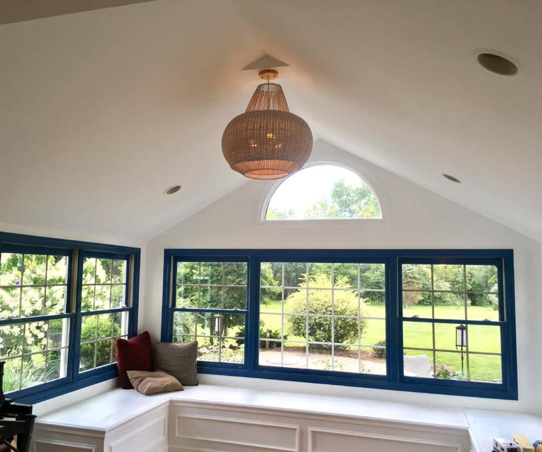 New Rattan Pear Pendant Light-wicker Pear Pendant Lamp-rustic Lamp ...