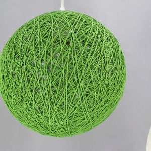 Three PCS Colorful Rope Sphere Pendant Lights-ball Chandeliers-custom ...