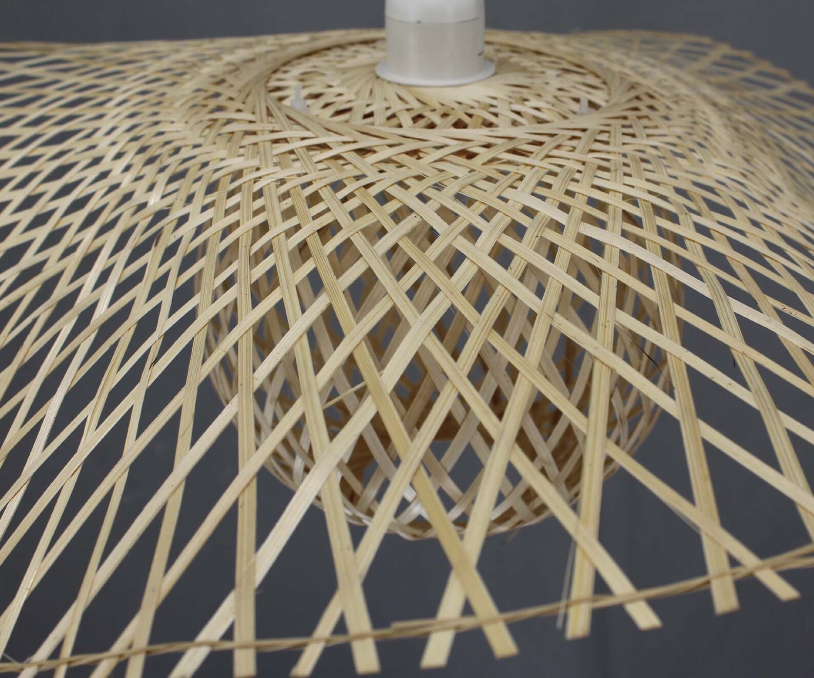 Creative Wave Shaped Bamboo Pendant Light Diameter: 45 Cm or | Etsy