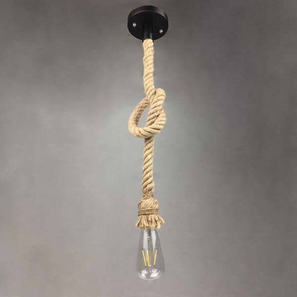 Rope Lamp - Etsy