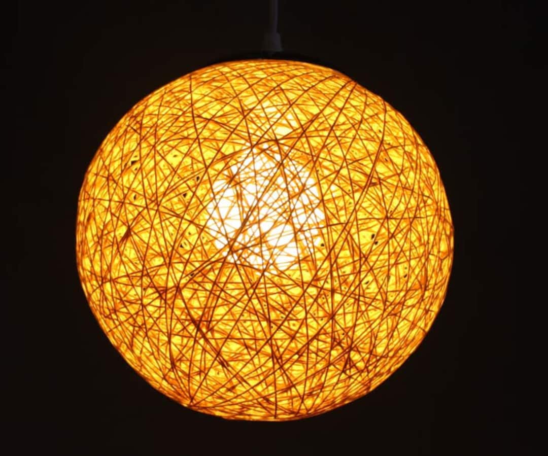 Yellow Ball Pendant Lighting-hang Lighting-ceiling Lighting-creative ...