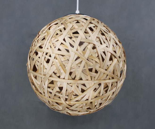 Sphere Bamboo Pendant Light-ball Lamp-bamboo Lighting - Etsy