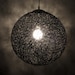 Black Rope Sphere Pendant Lights-diameter 19.7 Inches 50 Cm - Etsy