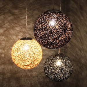 Three Rope Spheres Combined Together Chandeliers - Custom Color Pendant ...