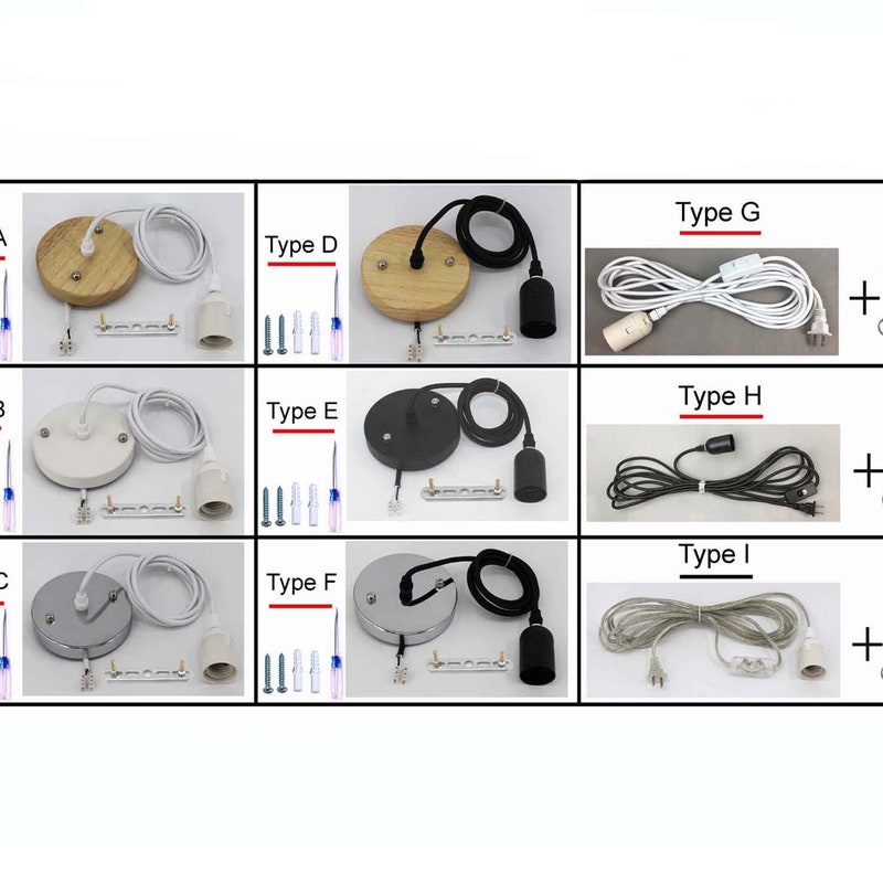 Pendant Light Kit - Etsy