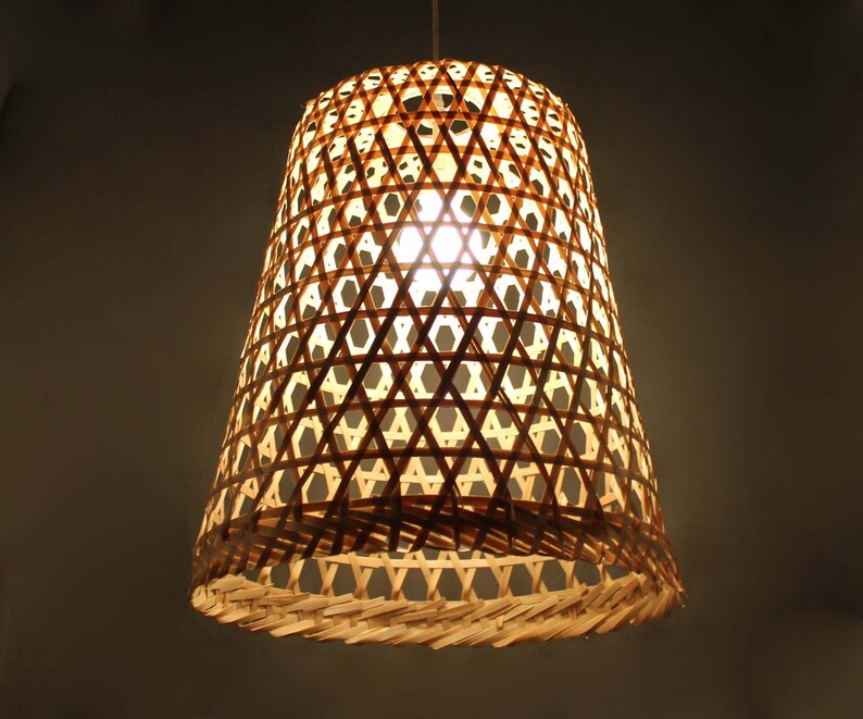 Natural Bamboo Pendant Lights Bamboo Decorative Lighting - Etsy