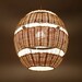 Viwei NEW Creative Elliptical Shape Pendant Light Rattan - Etsy