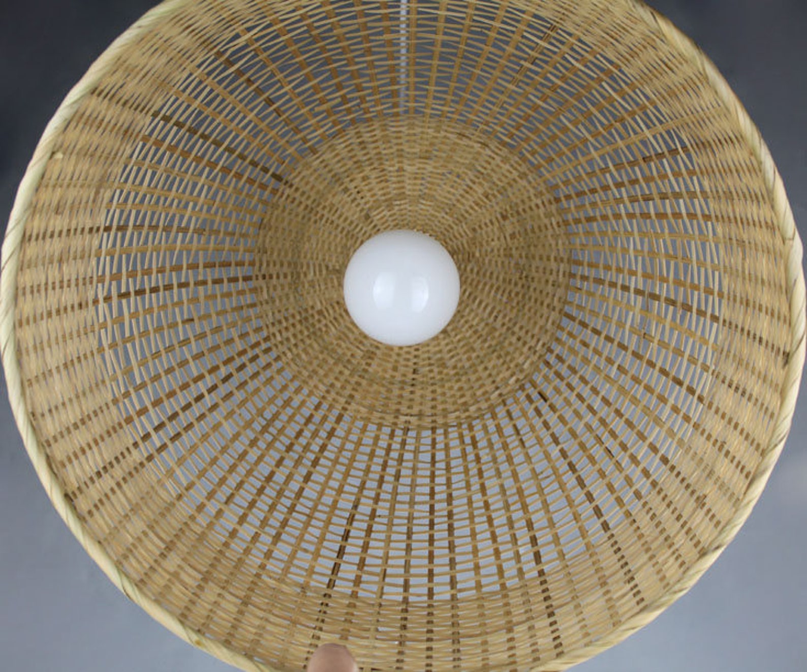 Bell-shaped Beautiful Bamboo Pendant Lights-bamboo Lighting - Etsy