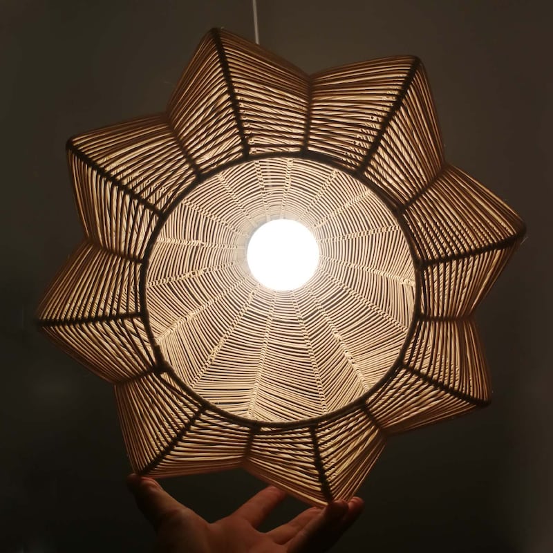 Woven Pendant Light - Etsy