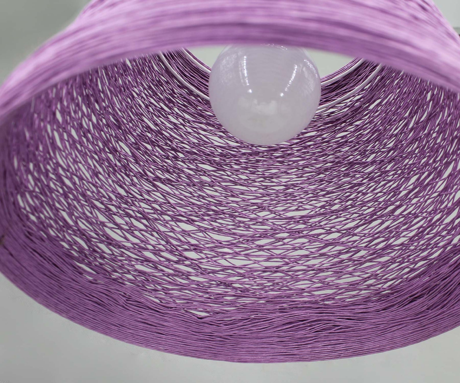 Conic Purple Pendant Light Diameter 30cm Purple Lighting - Etsy