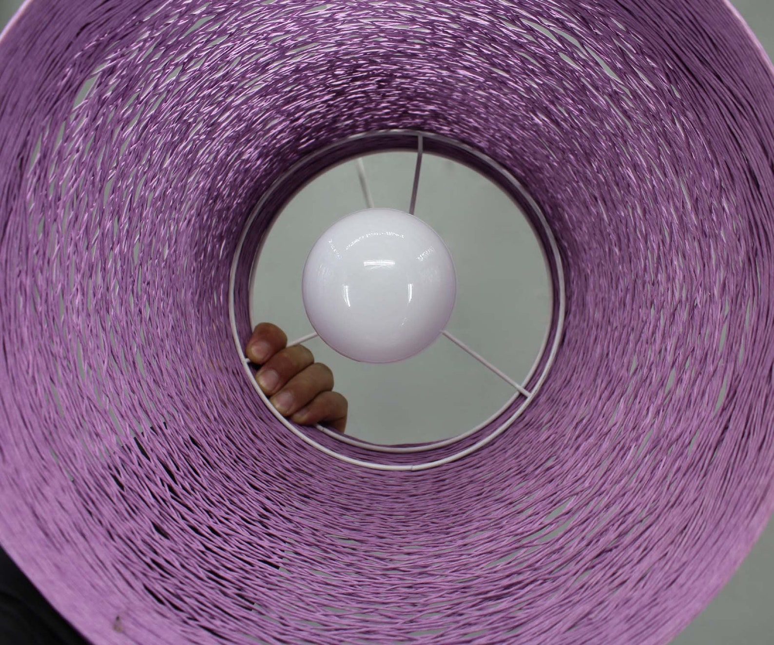 Conic Purple Pendant Light Diameter 30cm Purple Lighting - Etsy