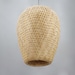 Wave-shaped Thin Sheet Bamboo Flush Mount Lighting Fixture Creative ...