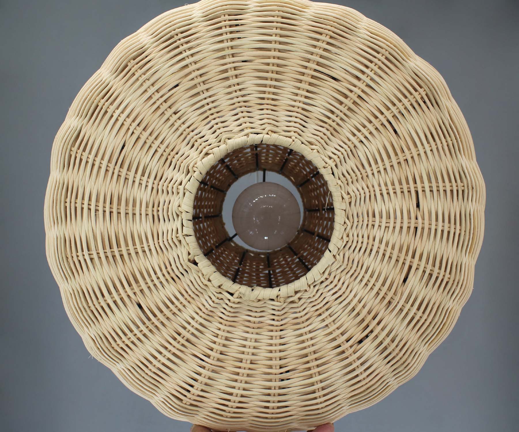 Handmade Rattan Pendant Light Rustic Lighting Rattan | Etsy