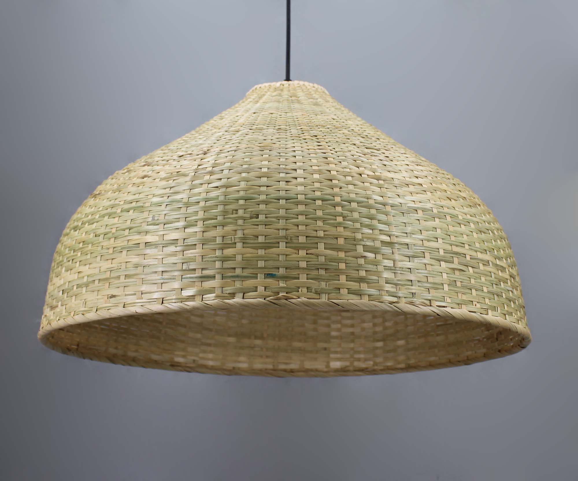 Basket Bamboo Lighting Fixtures Shade's Width 21.5 | Etsy