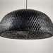 Black Bamboo Hat Shape Pendant Lights Black Lighting Fixture - Etsy
