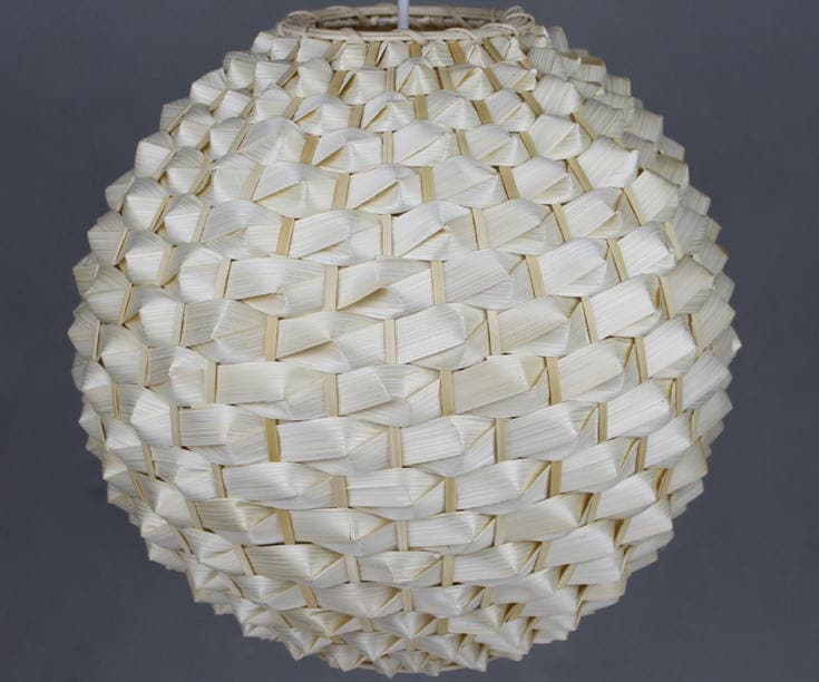 Diameter 13.7 Inches-bamboo Sphere Pendant Lighting-bamboo | Etsy