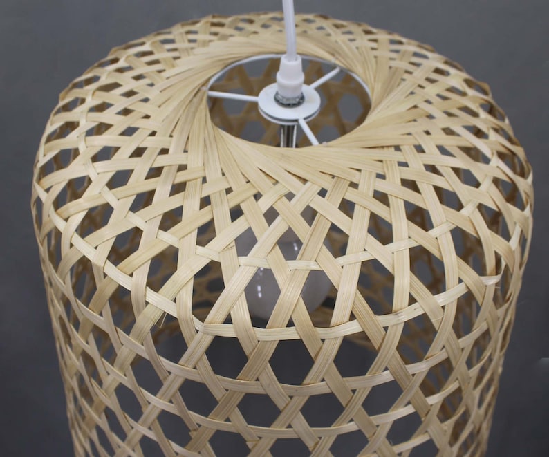 Natural Bamboo Pendant Lights Bamboo Decorative Lighting - Etsy