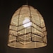 Hand Woven Bell-shaped Rattan Pendant Light Natural Rattan - Etsy