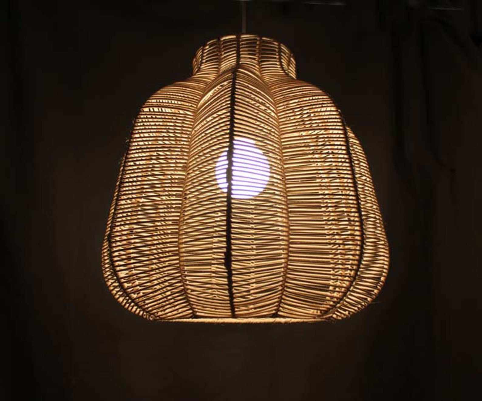 Hand Make Rattan Pendant Lights-creative Lighting Fixtures-decorative ...