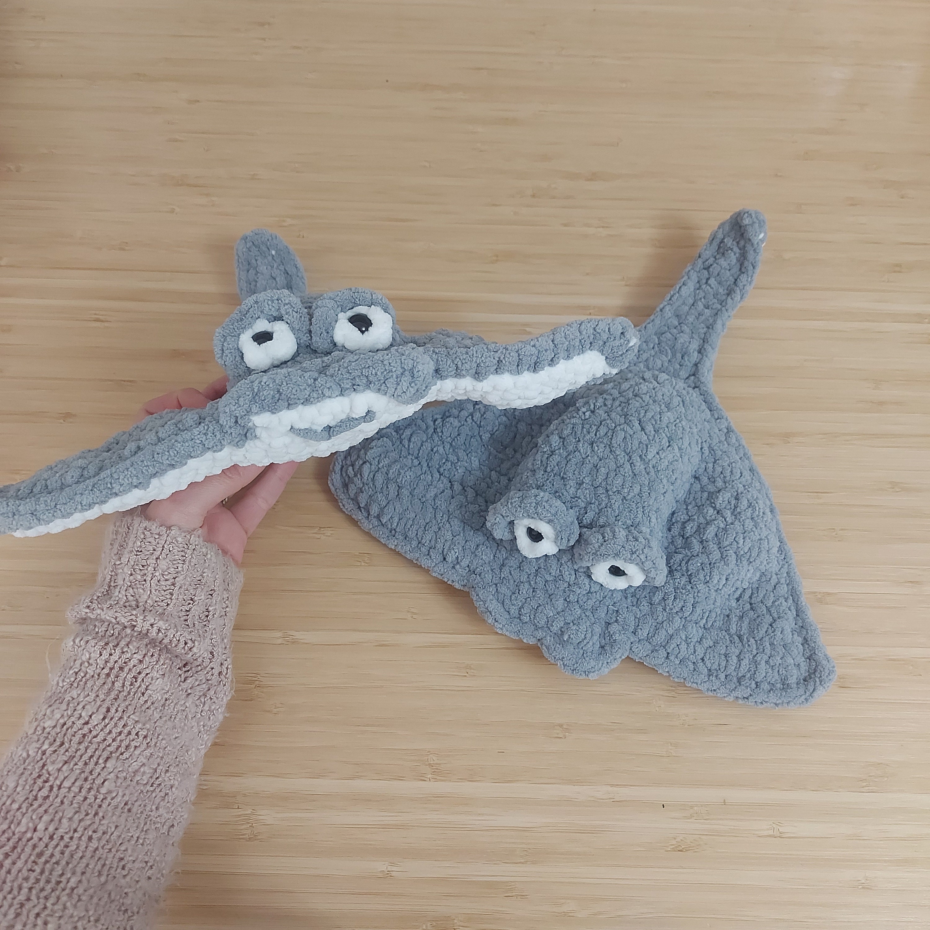 Stingray Crochet Pattern, Fish Crochet Pattern, Amigurumi Pattern ...