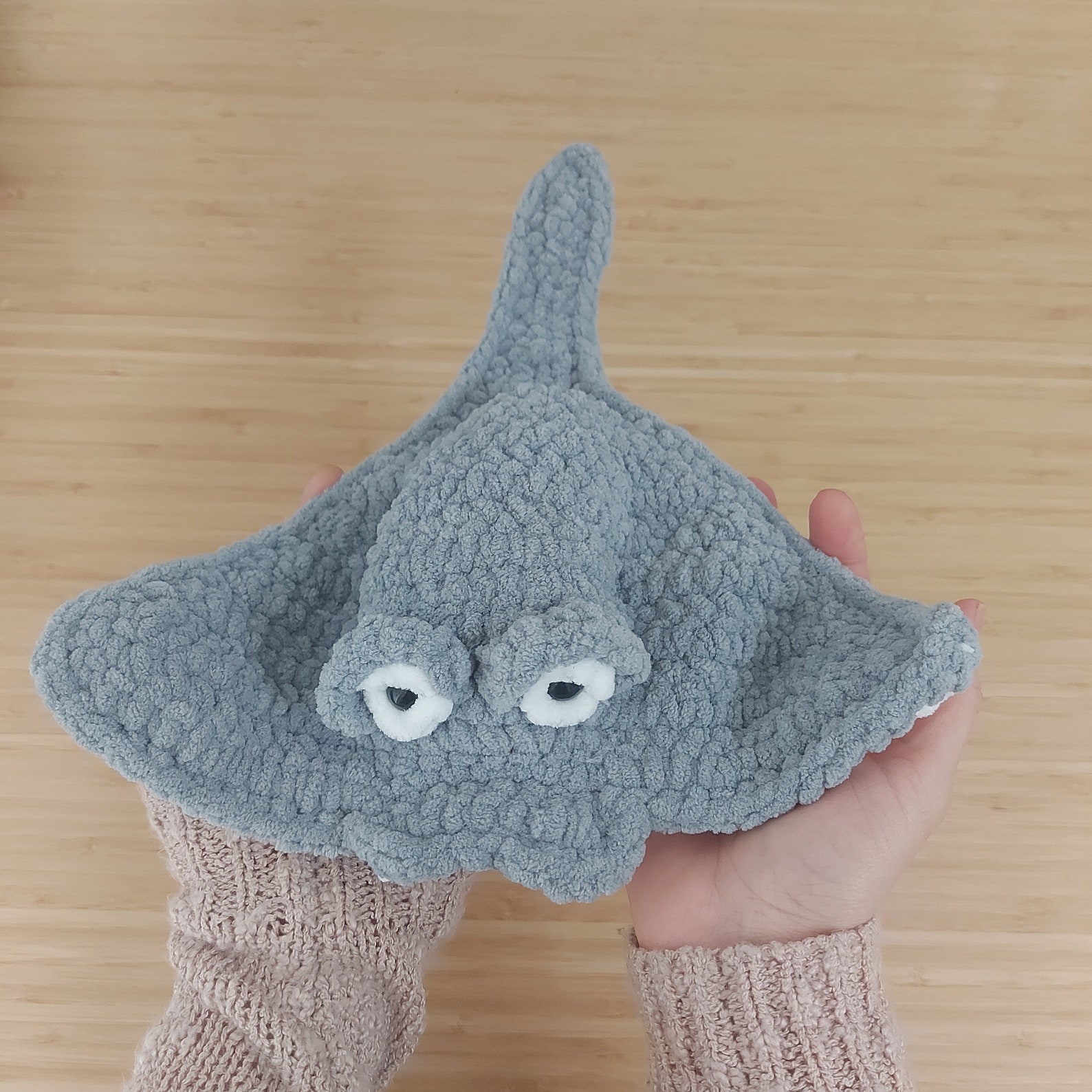 Stingray Crochet Pattern, Fish Crochet Pattern, Amigurumi Pattern ...