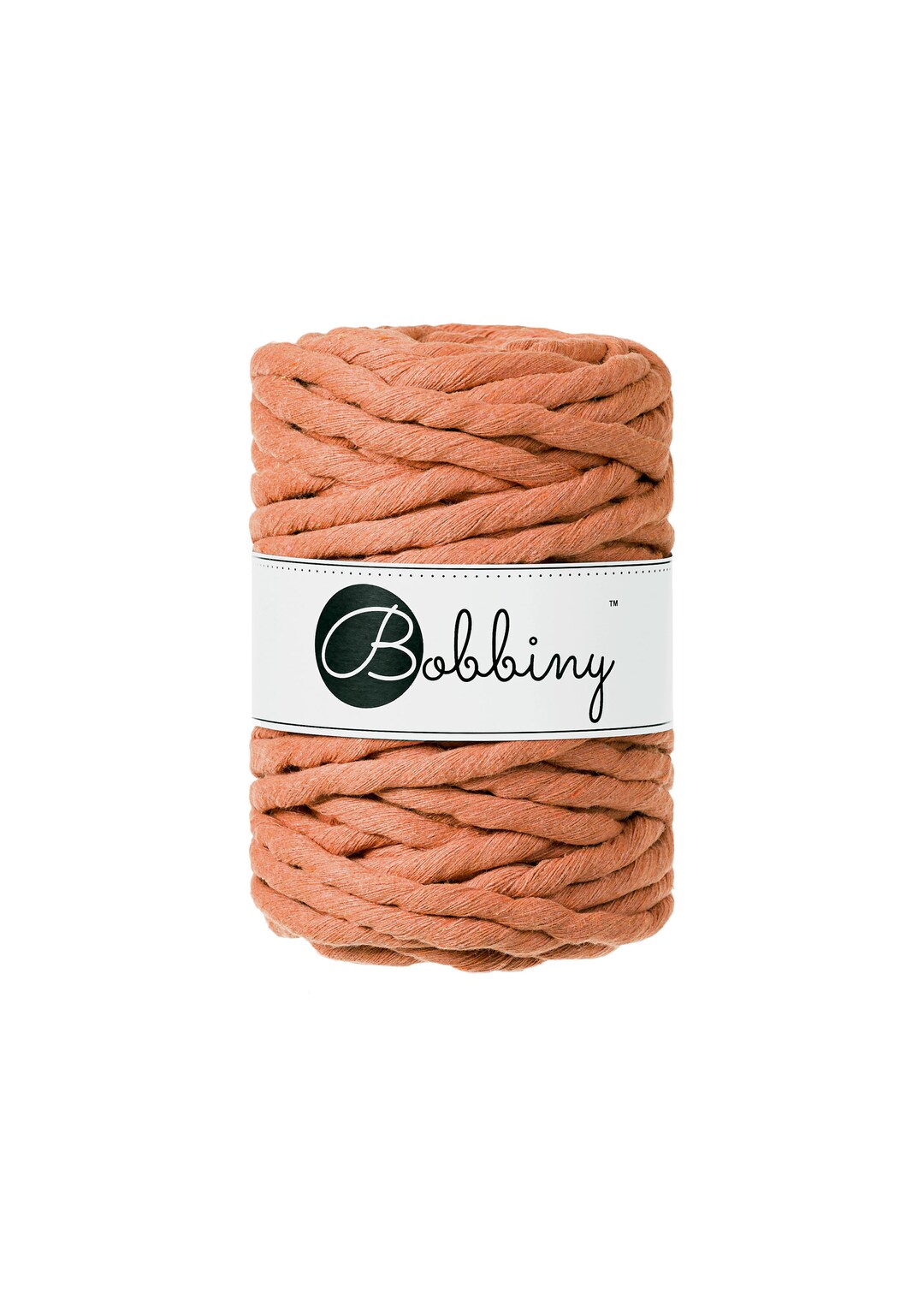 Bobbiny Terracotta Macrame Cord: 9mm Single Twist Recycled Cotton - Etsy
