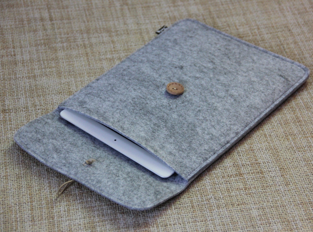Felt iPad Sleeve iPad Air Case New iPad Cover Bag Custom Made Handmade ...