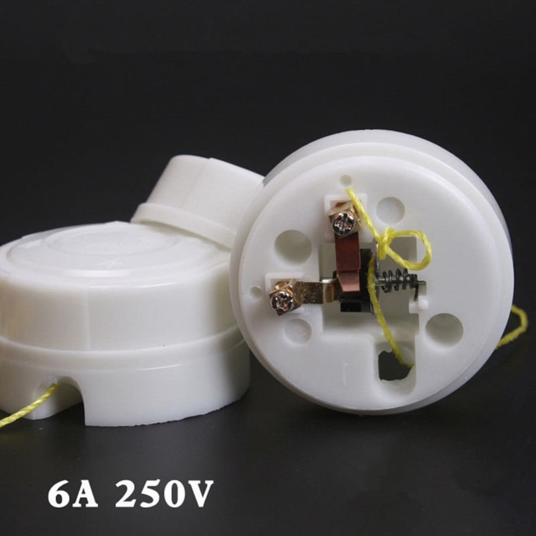 2PCS 6A Light Pull Cord Switch Bathroom Lamp Ceiling Lamp Pull Cord ...