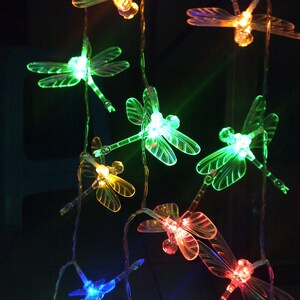 Dragonfly Battery Operated 40LED Christmas Wedding String Fairy Lights ...