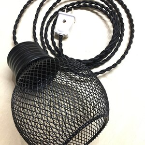 2core Fabric Flex Cable Industrial Metal Wire Cage Hanging - Etsy Canada