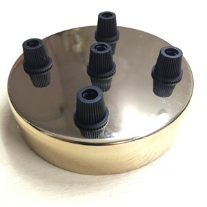 Champagne Ceiling Rose Point Drop Outlet for Ceiling Lights ...