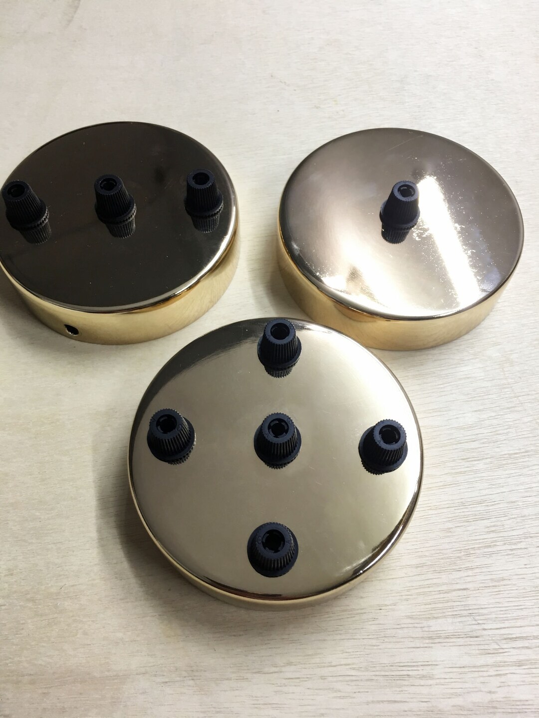 Champagne Ceiling Rose Point Drop Outlet for Ceiling Lights ...