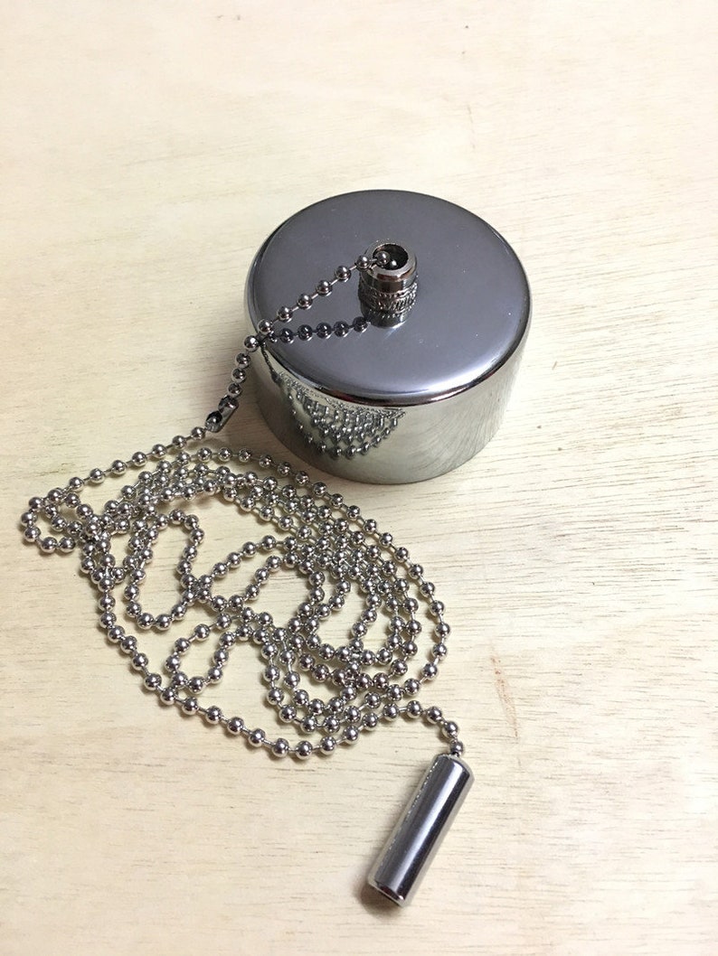 Chrome Plated Cover Ceiling Fan Light Wall Light Pull Chain - Etsy