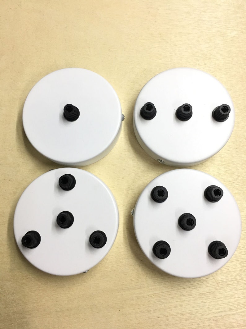 White Ceiling Rose Point Drop Outlet for Ceiling Lights - Etsy