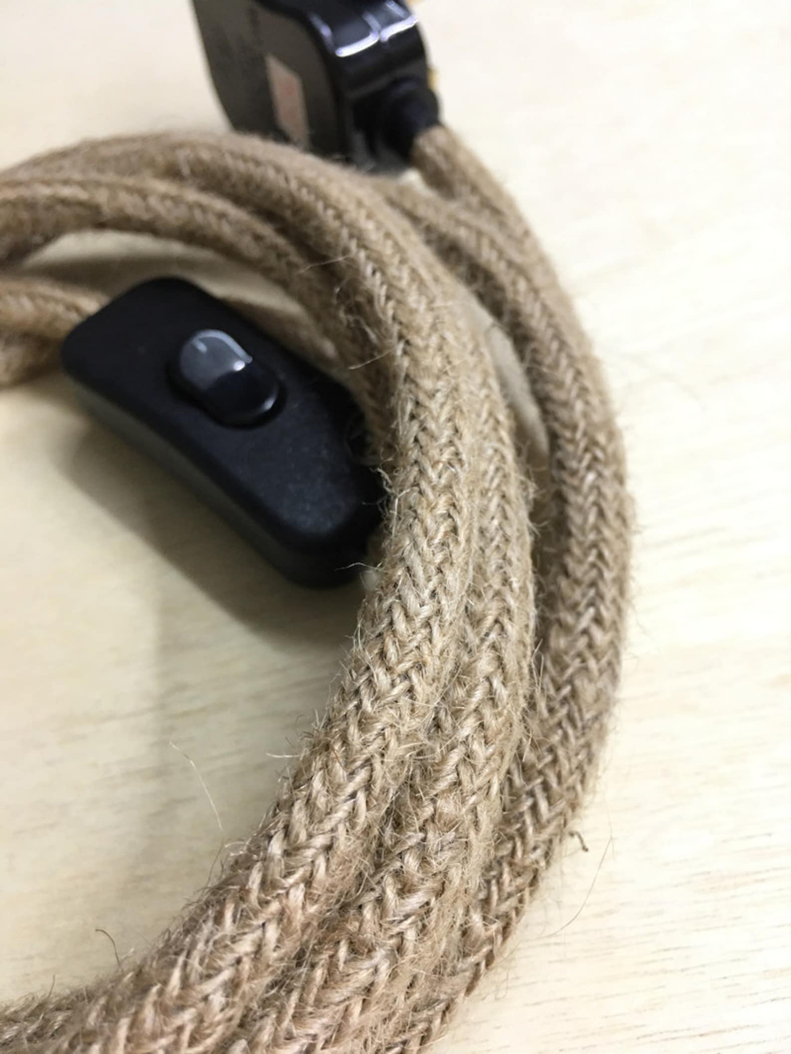 3M Flax Fabric Flex Cable UK Plug in Pendant Lamp Light E27 - Etsy