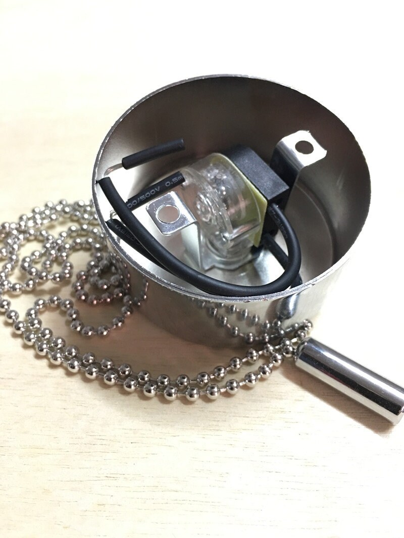 Chrome Plated Cover Ceiling Fan Light Wall Light Pull Chain - Etsy