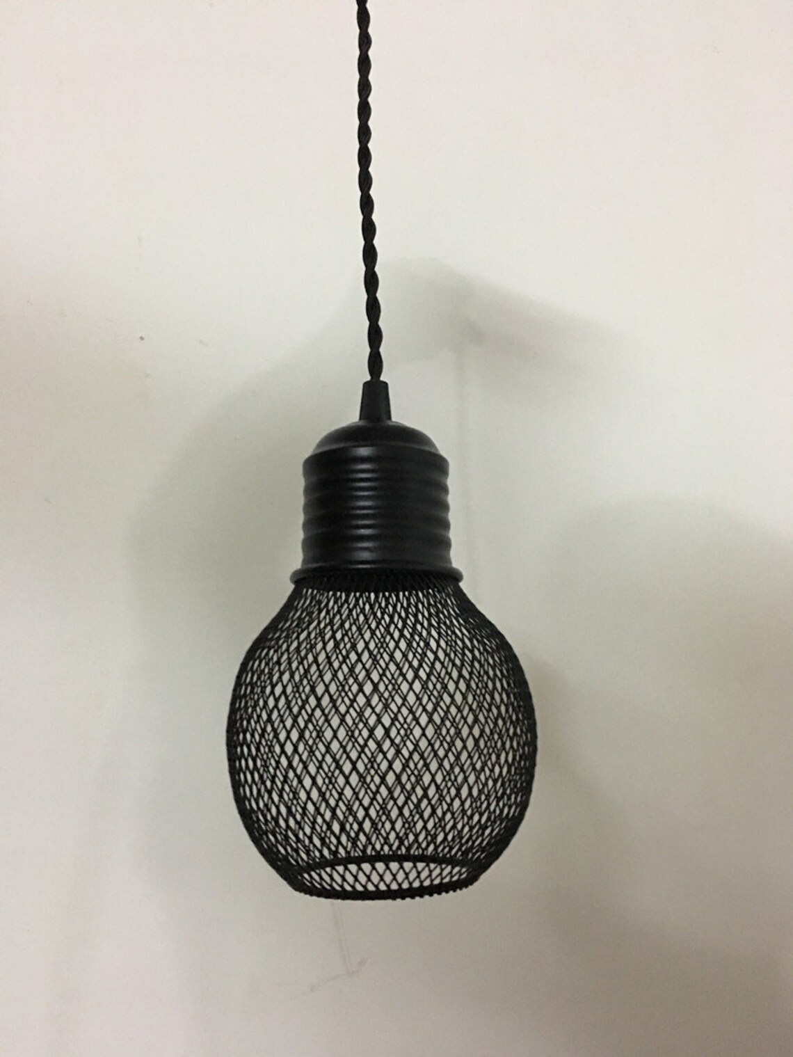 2core Fabric Flex Cable Industrial Metal Wire Cage Hanging - Etsy Canada