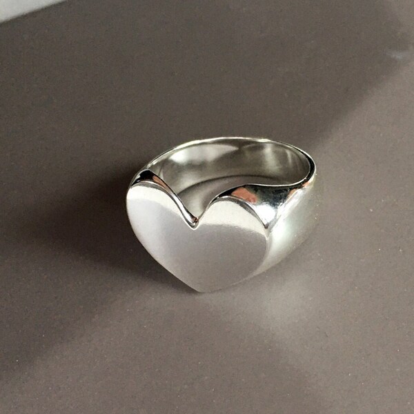 Heart Ring - Etsy