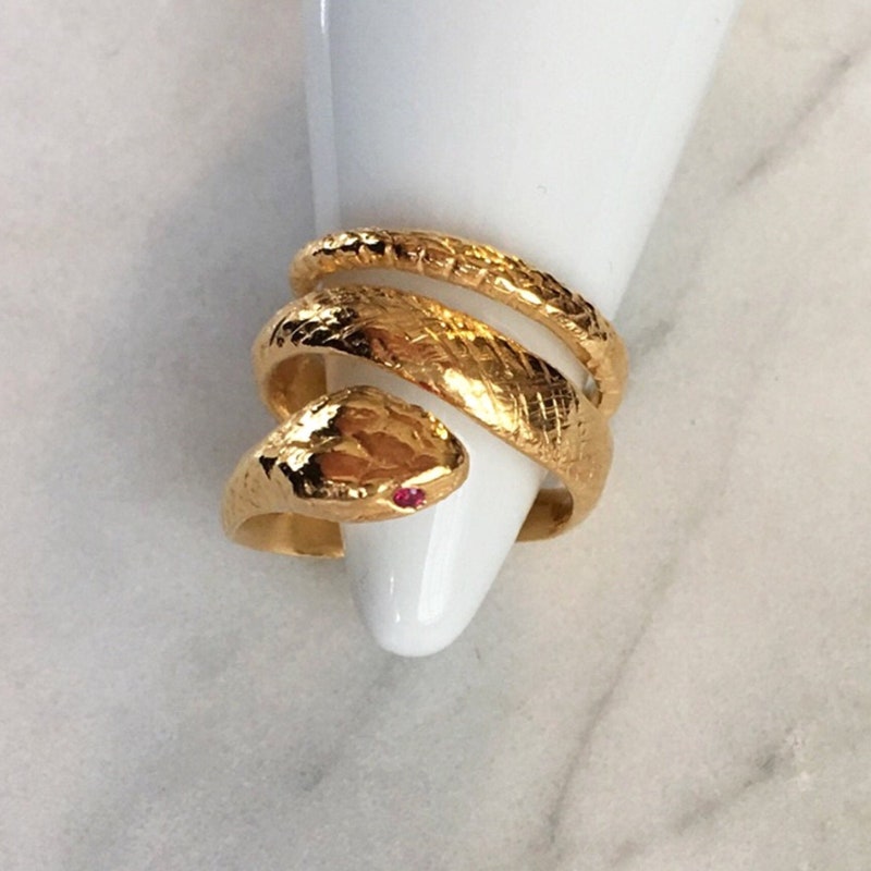 Snake Ring - Etsy