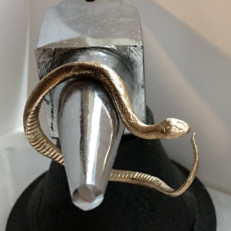 Snake Cuff Bronze Medusa Snake Bracelet Realistic Serpent | Etsy
